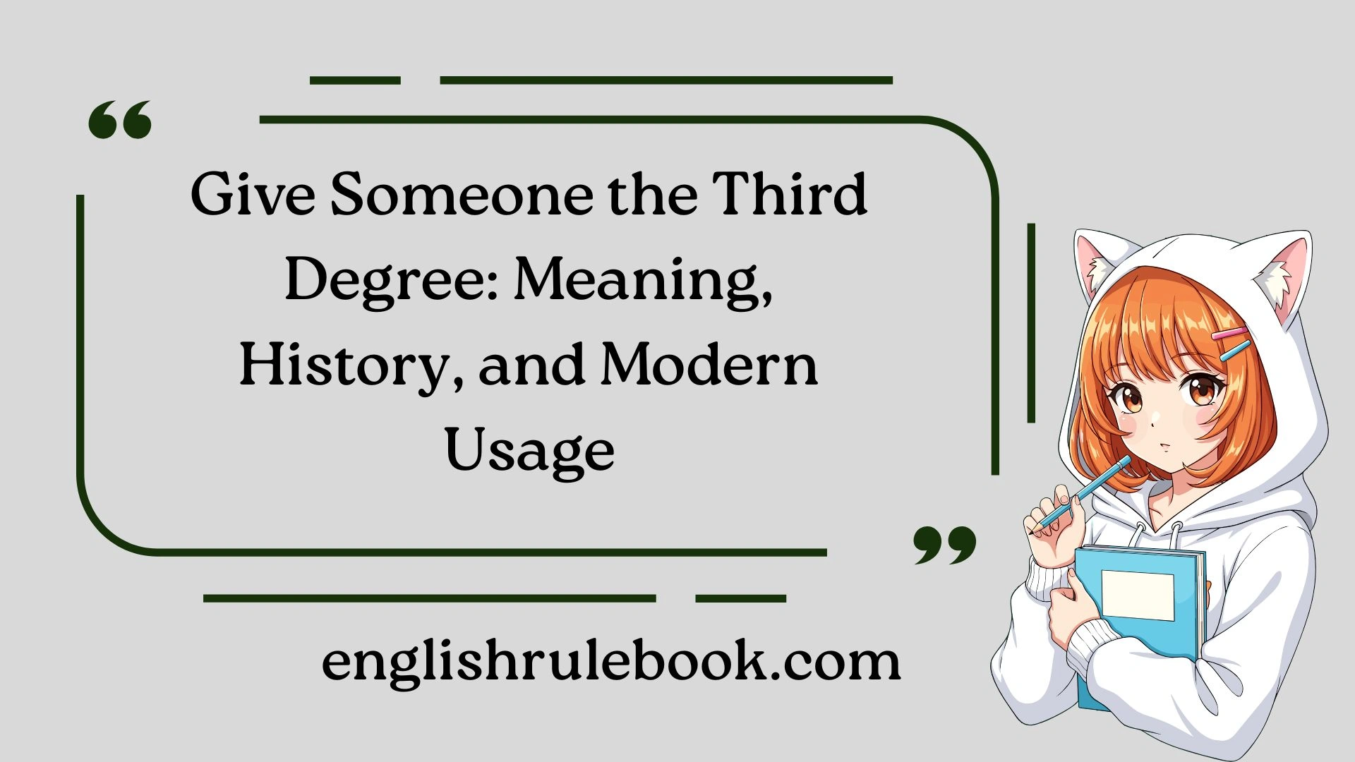 Give Someone the Third Degree: Meaning, History, and Modern Usage